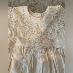Sarah Kent | Dresses | Vintage Offwhite Dreas With Lace | Poshmark